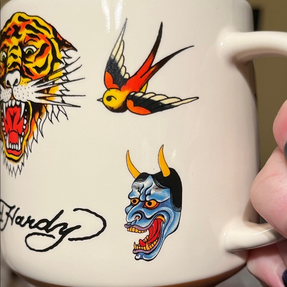 Ed Hardy | Dining | New Ed Hardy Mug With Tiger And Bird Design See All ...